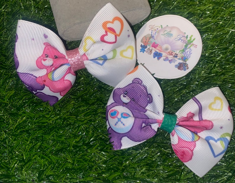 Ribbon Bows, Character Bows, Pigtail Bows, Bows for Girls, Kids Hair ...