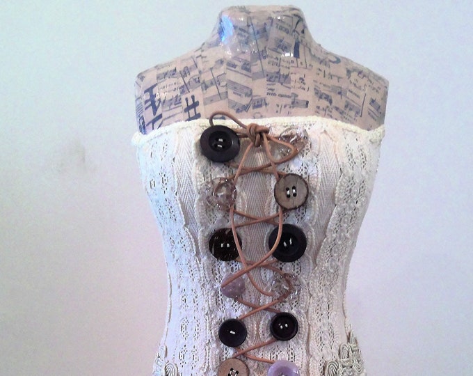 Vintage Dress Form Mannequin Display, Tabletop Vintage Girl Centerpiece ...