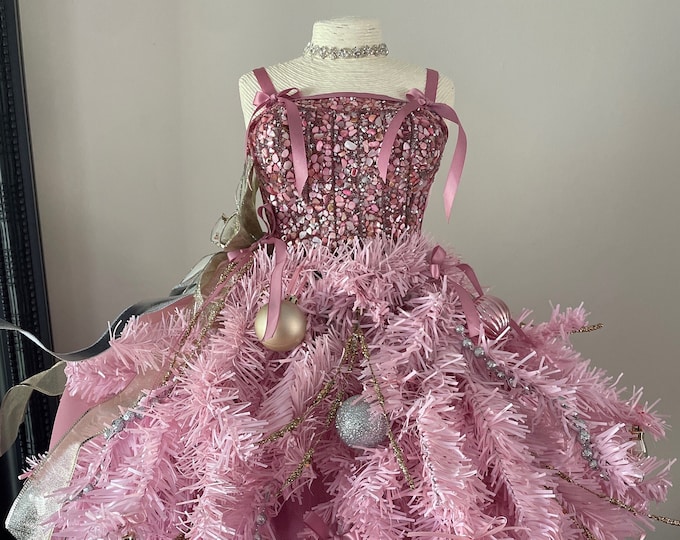 Bling Pink Christmas Tree Dress Form | Mannequin Tree | Mannequin ...