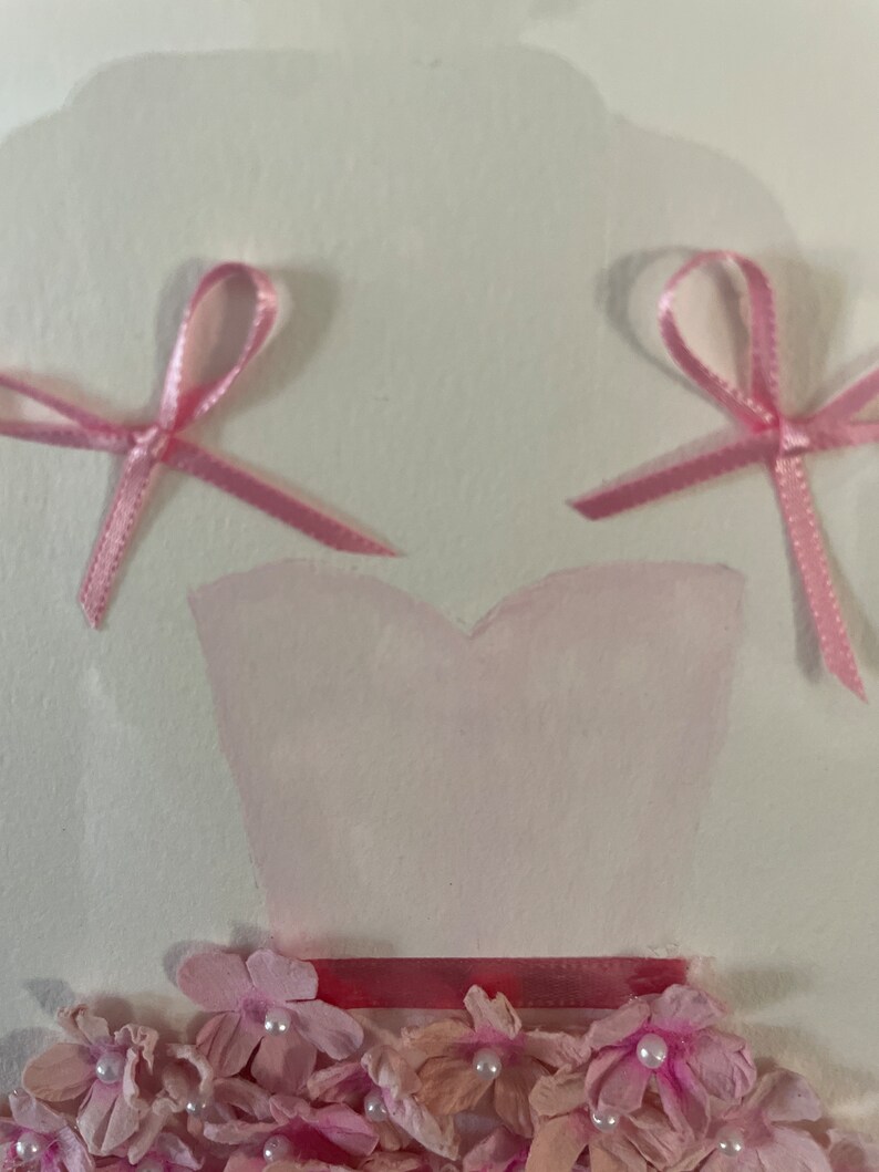 3D Dress Form Art, Glass Framed Hand Painted Pink Wall Torso Art, Wall ...