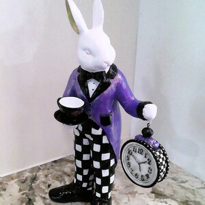 White Rabbit, Alice in Wonderland White Rabbit, Easter Rabbit, Hand ...