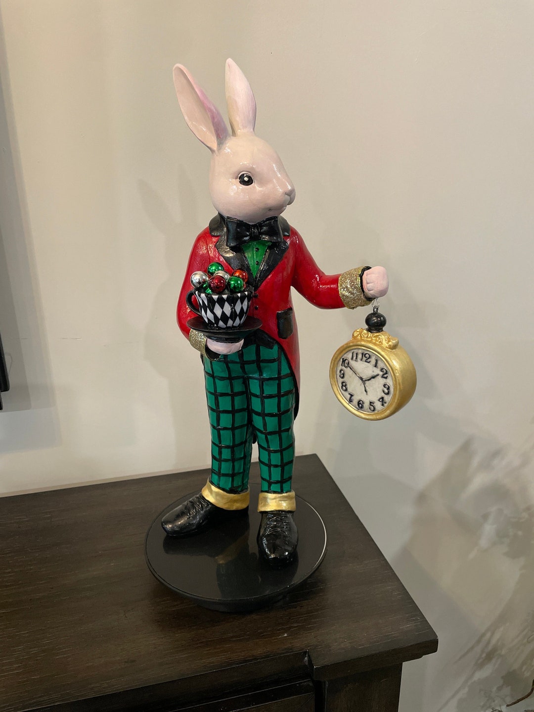 Whimsical Rabbit, Alice in Wonderland White Rabbit, Easter Rabbit ...