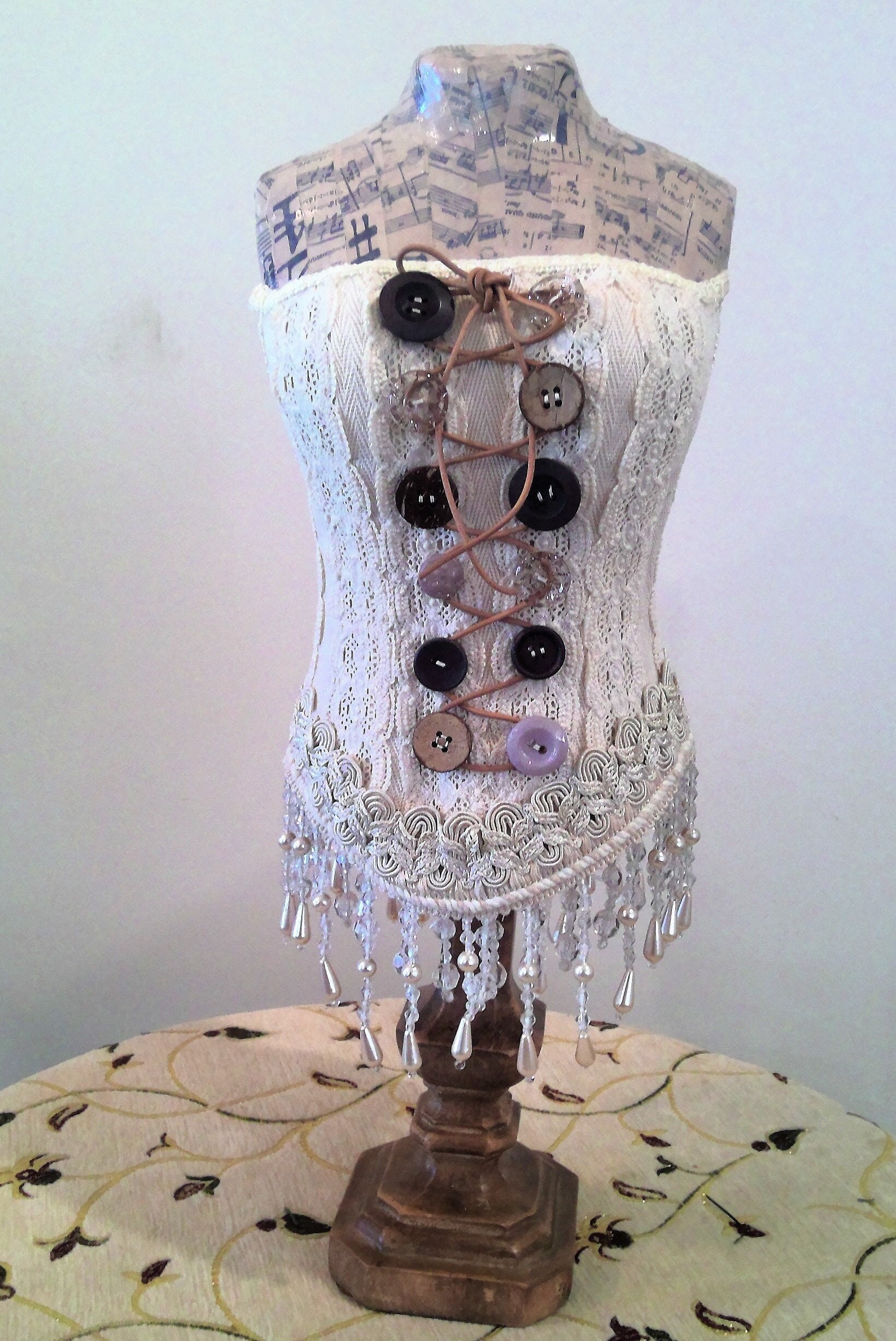 Vintage Dress Form Mannequin Display Tabletop Vintage Girl - Etsy