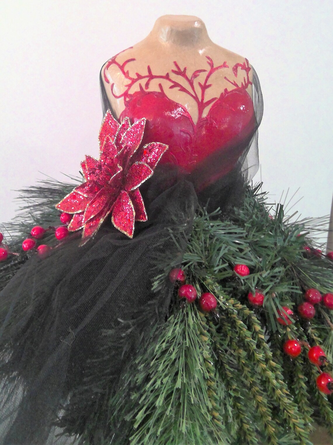 Dress Form Tree Mannequin Tree Unique Christmas Tree | Etsy