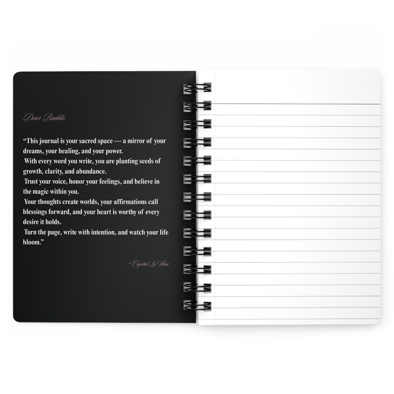 Manifesting Baddie Spiral Bound Journal 4A - Empowering Notes ...