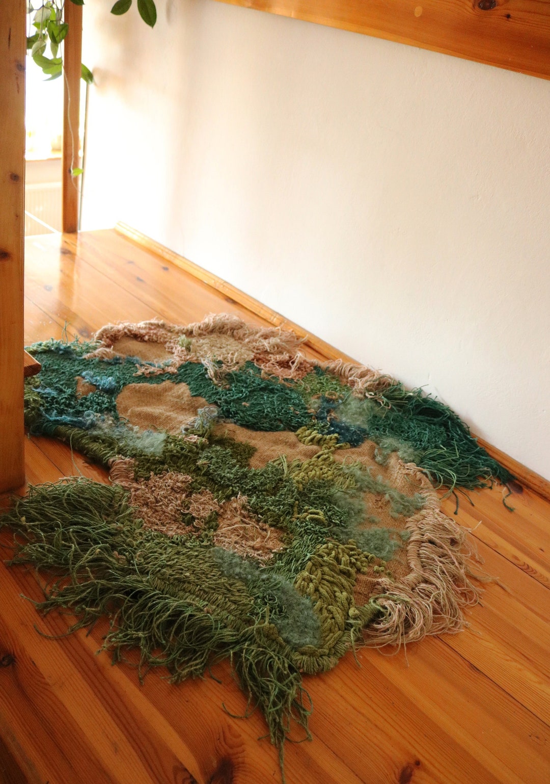 Moss Rug - Punch Needle - Etsy