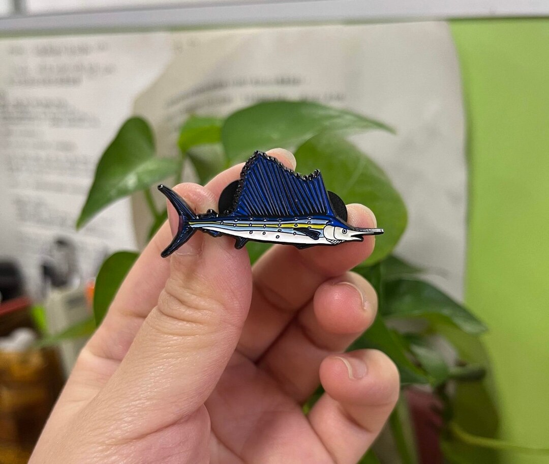 Sailfish - Fish Pin With Gift Box - Etsy