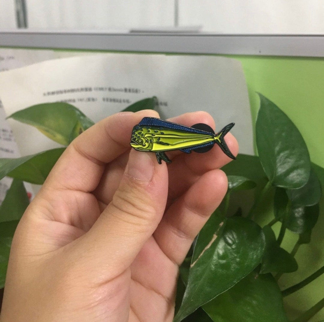 Mahi-mahi - Fish Pin With Gift Box - Etsy