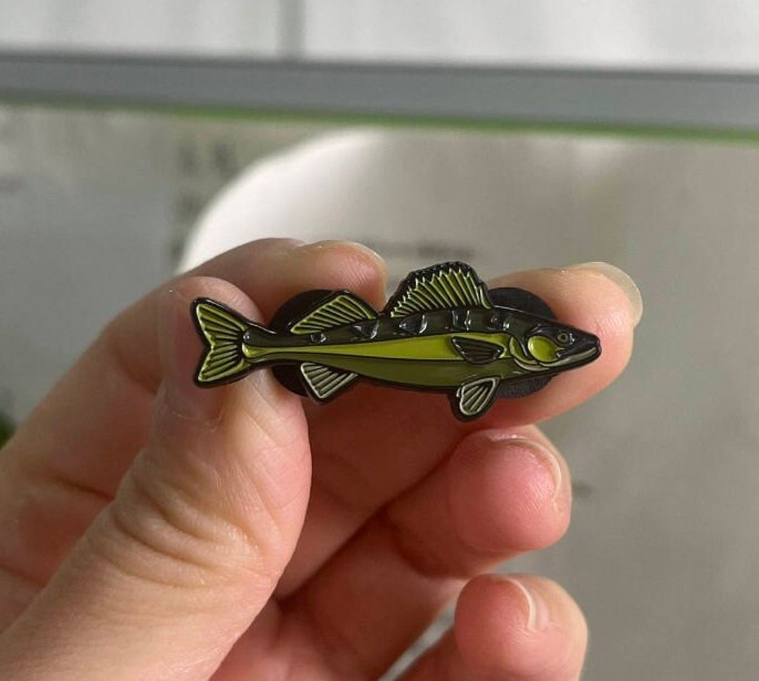 Walleye - Fish Pin With Gift Box - Etsy