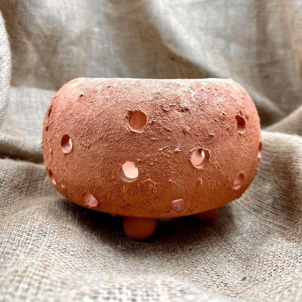 Clay Orchid Pot - Etsy