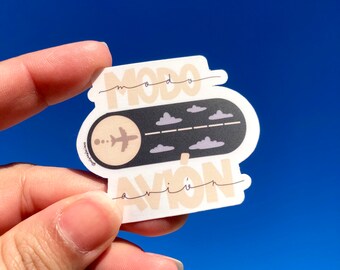 Airplane Mode Sticker - Etsy