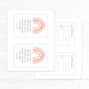 Boho Rainbow Handout for Devotional | Ministering | Relief Society ...