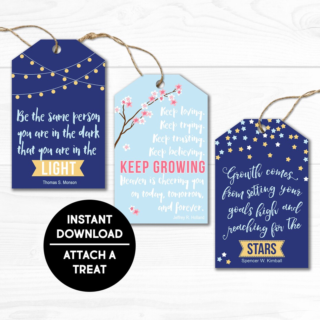 Set of 3 Gift Tags | Encouragement - Etsy