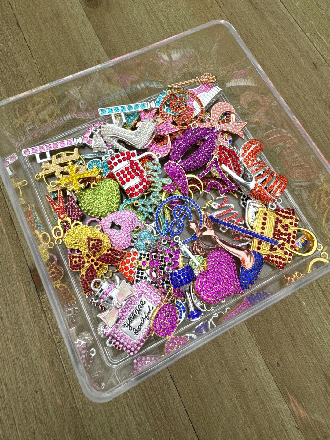 25 Bling Charm Bulk Mix - Wholesale Charms, Charms for Bracelets - Etsy