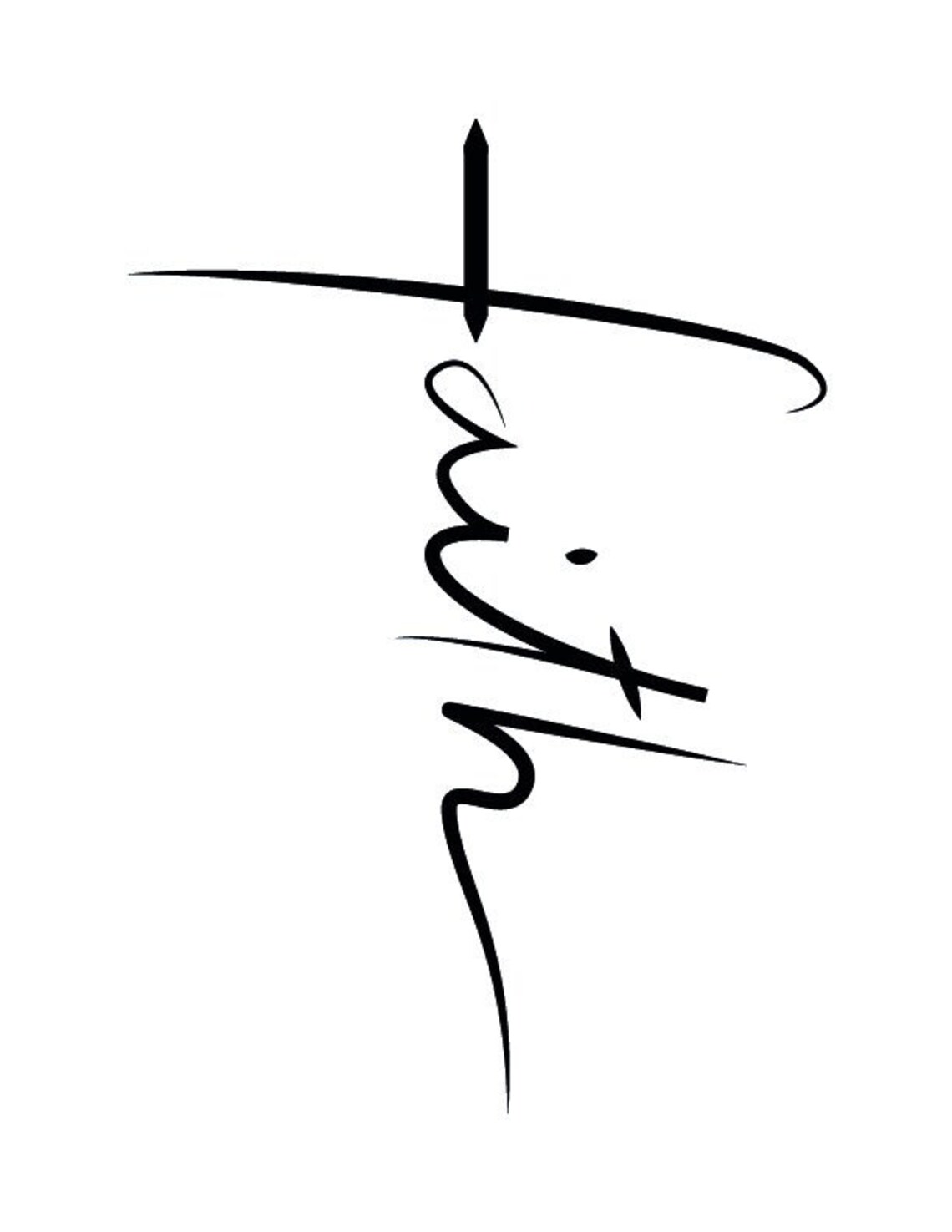 Faith Svg, Faith Design, Faith Cricut Silhouette, Faith Digital Svg Png ...