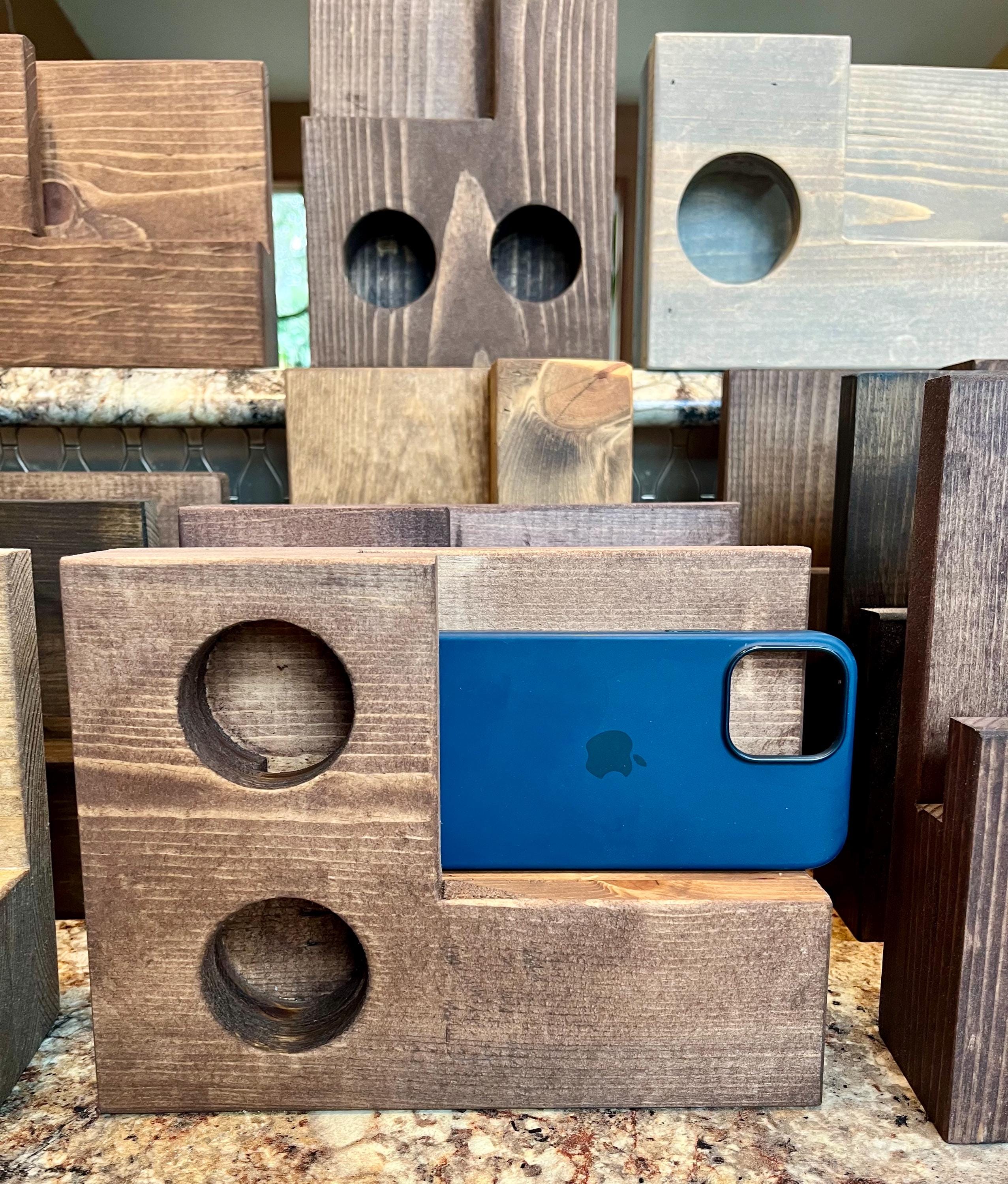 Handmade Pine Wood Phone Amplifier – Passive Speaker Box & Phone Stand ...