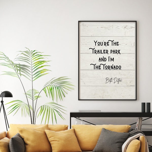 Beth Dutton Quote Wall Art - Etsy