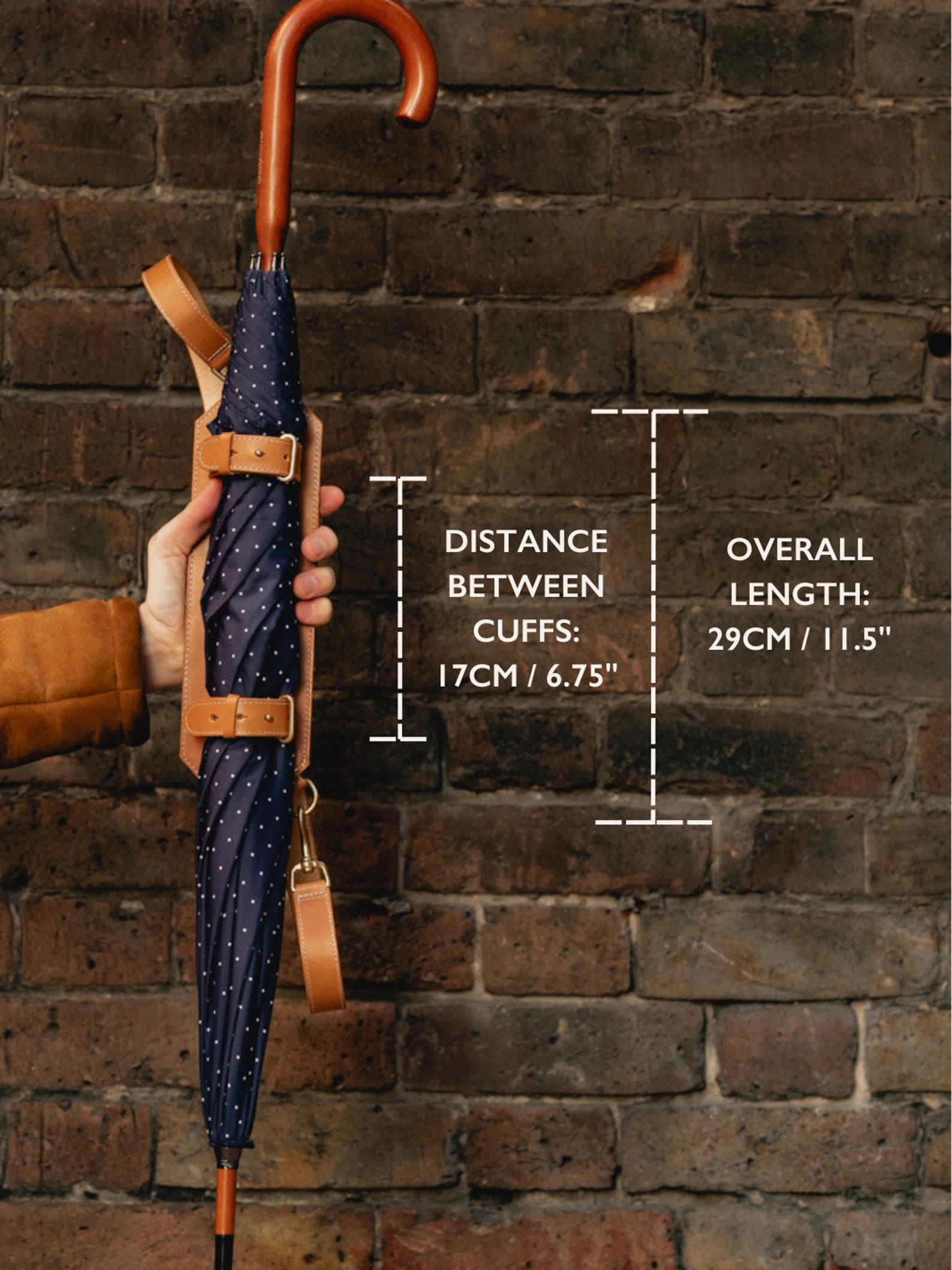 Umbrella Sling / Umbrella Carrier / Leather Umbrella Shoulder Holder ...