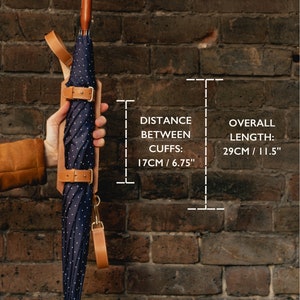 Umbrella Sling / Umbrella Carrier / Leather Umbrella Shoulder Holder ...