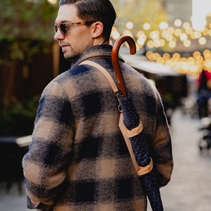 Umbrella Sling / Umbrella Carrier / Leather Umbrella Shoulder Holder ...