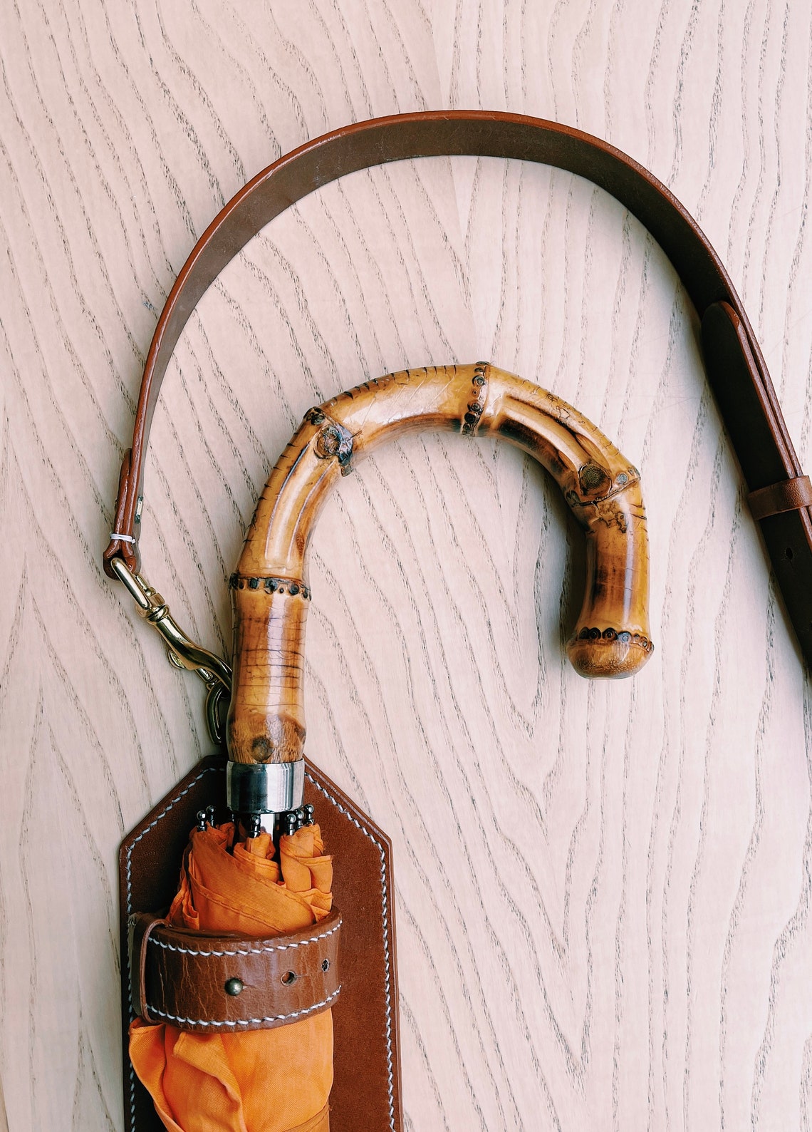 Umbrella Sling / Umbrella Carrier / Leather Umbrella Shoulder | Etsy