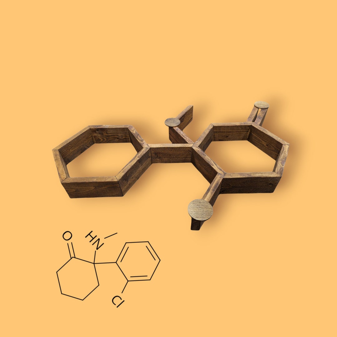 Ketamine / Pain Relief / Molecule Art / Wall Art - Etsy