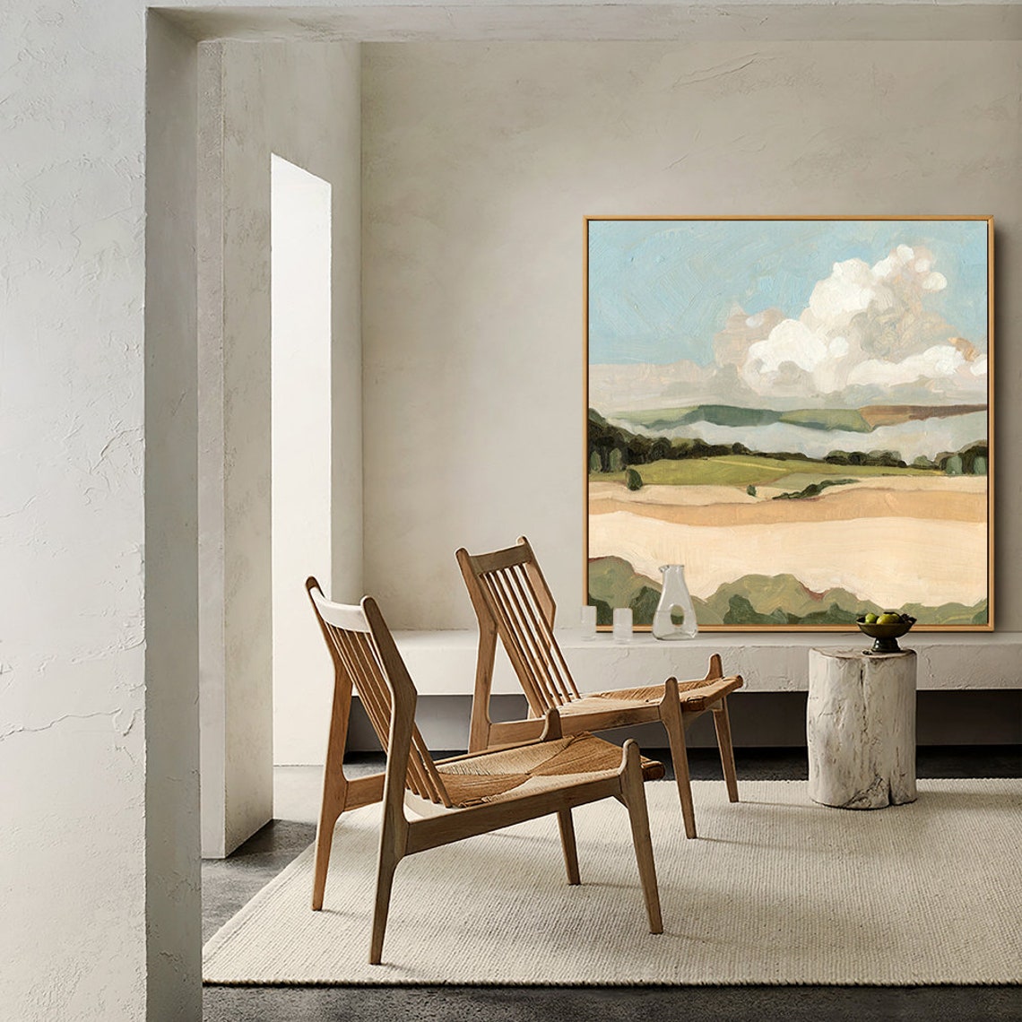 Large Abstract Landscape Oil Painting on Canvas Original and | Etsy