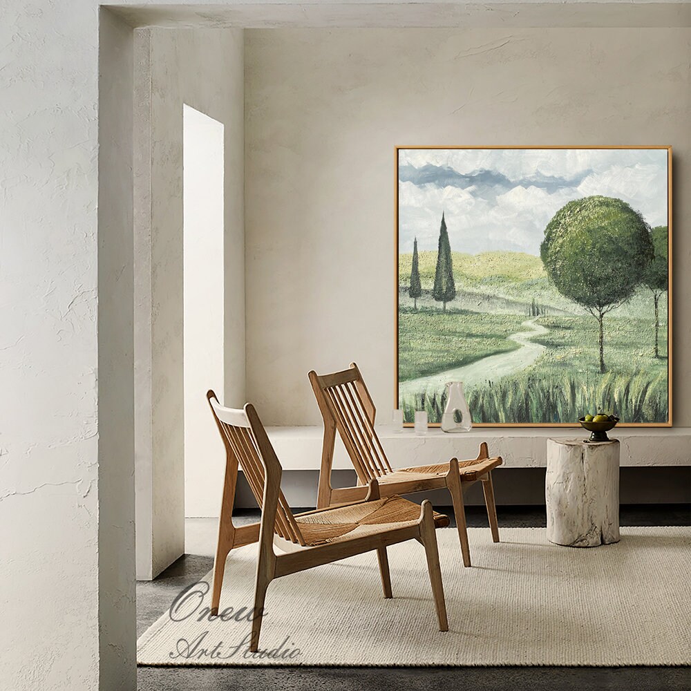 Abstract Landscape Oil Painting on Canvas Large Original | Etsy