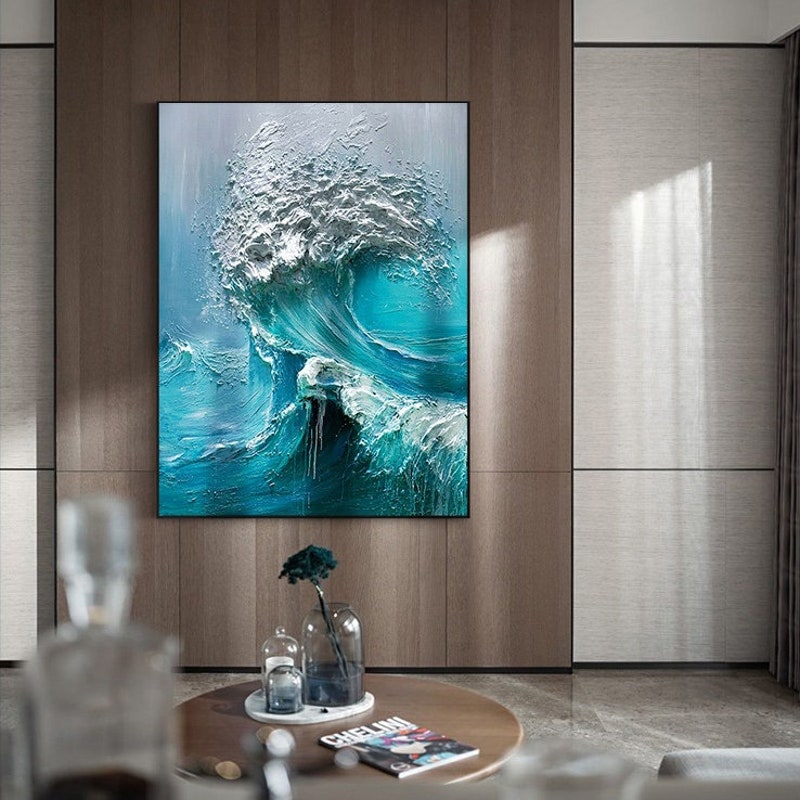 Ocean Waves Painting - Etsy