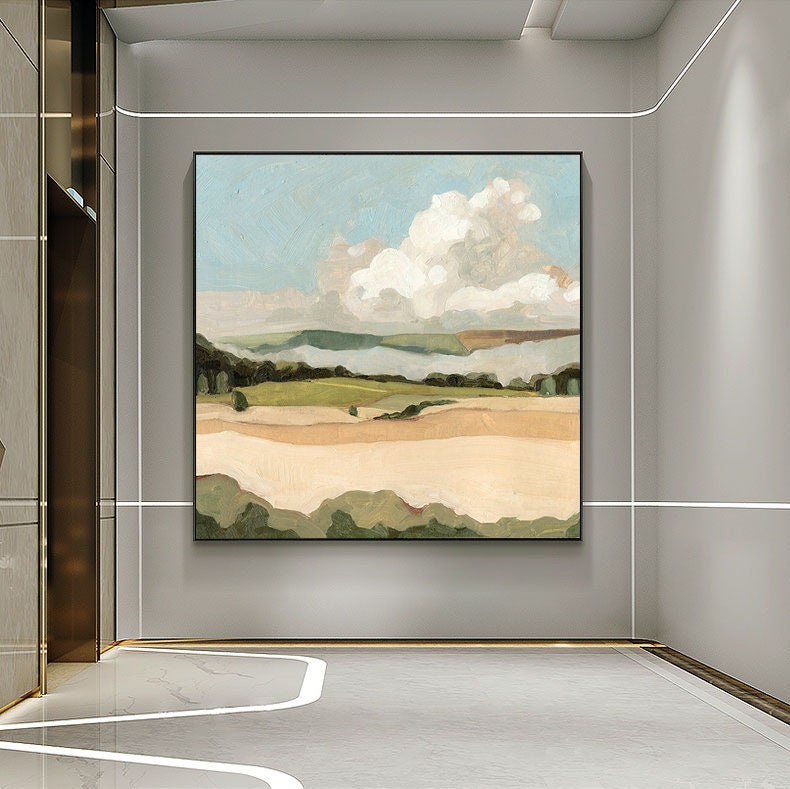 Large Abstract Landscape Oil Painting on Canvas Original and | Etsy