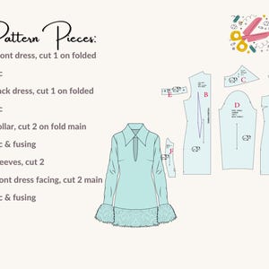 Tuta Dress Pattern|feather Dress Pattern|women Dress Sewing Pattern ...