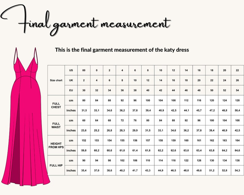 Katy Slit Maxi Dress Sewing Pattern: Open Back Evening Gown (PDF ...