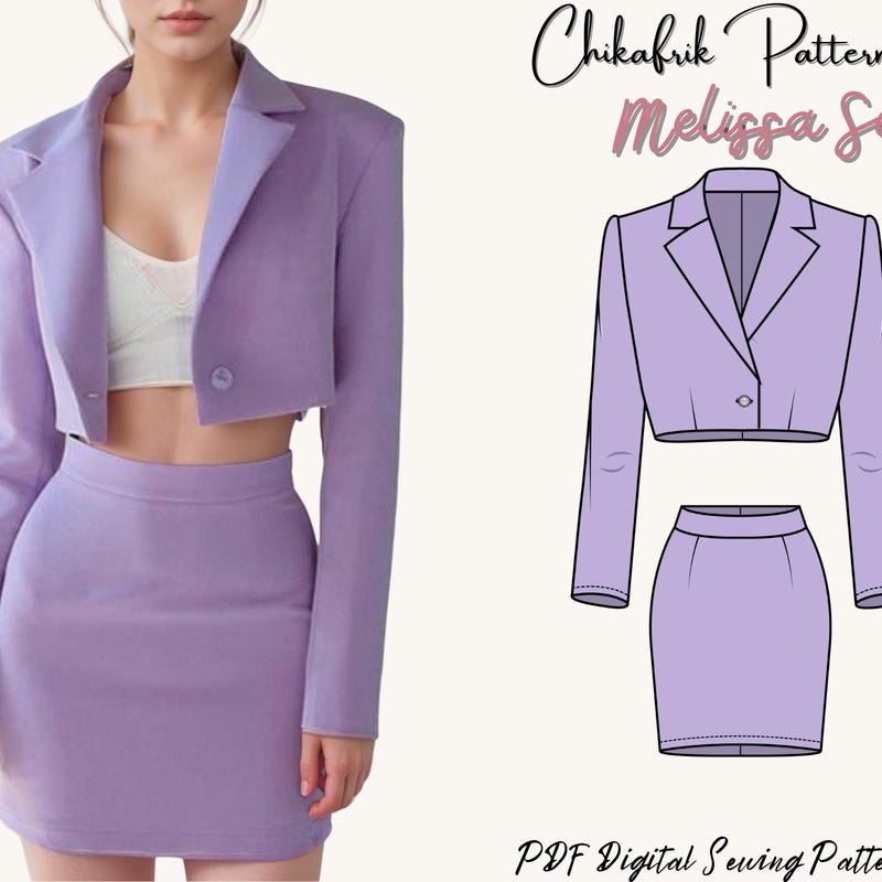 Women Blazer Set Pattern - Etsy