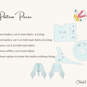 70s Bell Sleeve Blouse Sewing Pattern: Kimberly Crop Top (PDF Pattern ...