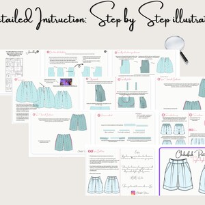Taylor High Waist Short Sewing Pattern: Women's Pleated Shorts (PDF ...