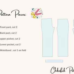 Daisy Pant Sewing Pattern: Women's Wide Leg Palazzo Pants (PDF Pattern ...