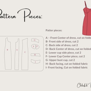 Bustier Dress Pattern|7 Sizes XXS XXL|PDF Sewing Pattern|bustier Sewing ...