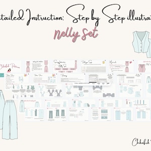 Vest and Pant Sewing Pattern: Tailored Women's Set (PDF Pattern) - Etsy