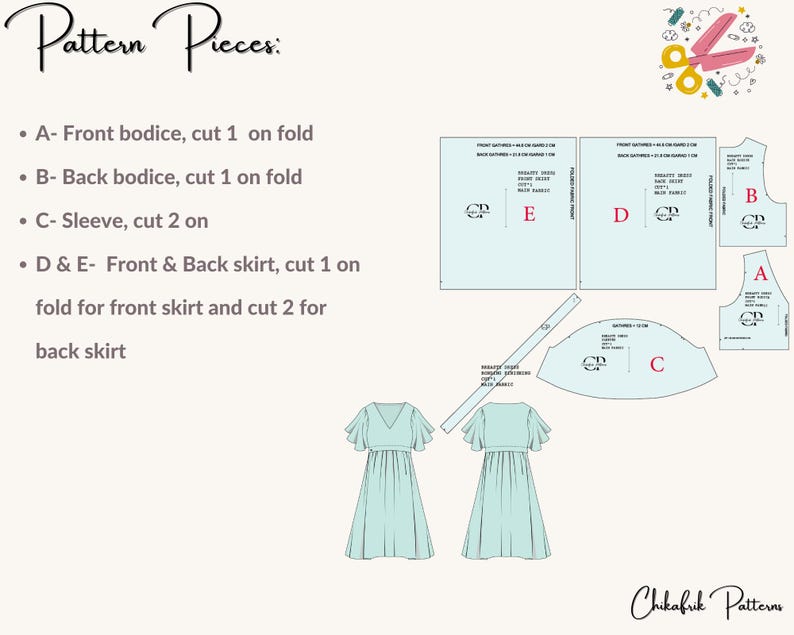 Nursing Dress Sewing Pattern | Women's Breastfeeding Dress, 15 Sizes ...