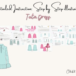 Tuta Dress Pattern|feather Dress Pattern|women Dress Sewing Pattern ...