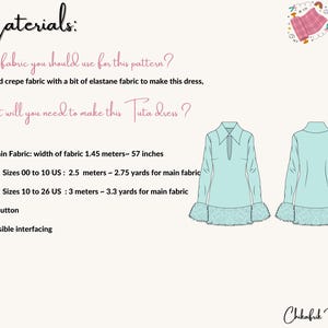 Tuta Dress Pattern|feather Dress Pattern|women Dress Sewing Pattern| Collar Dress Pattern|pdf ...