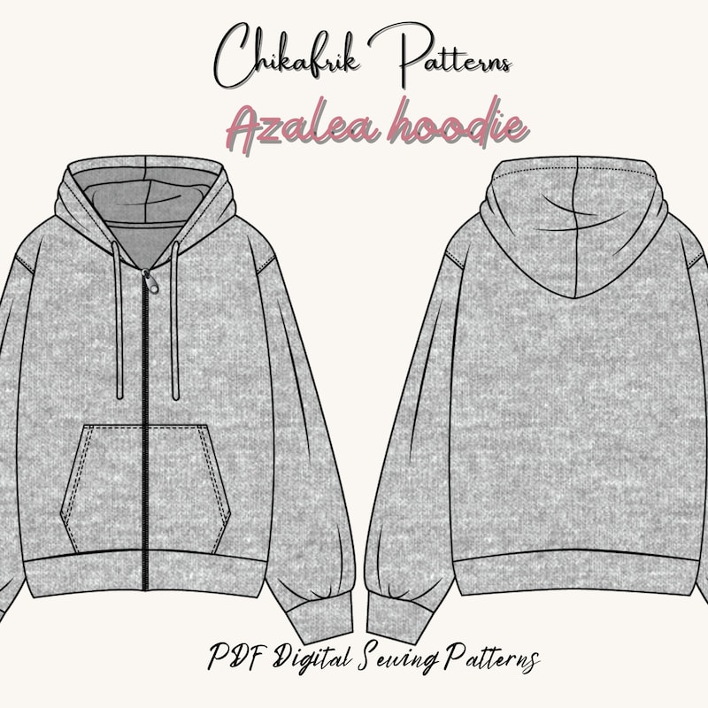 Pattern Hoodie - Etsy