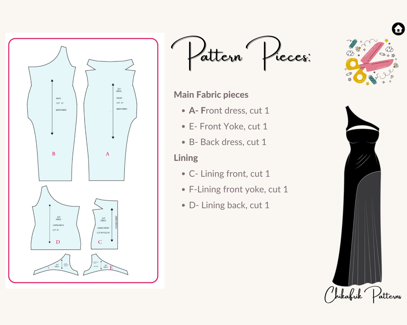 Slit Dress Patternoneshoulder Cutout Slit Dress Patternprom Dress ...