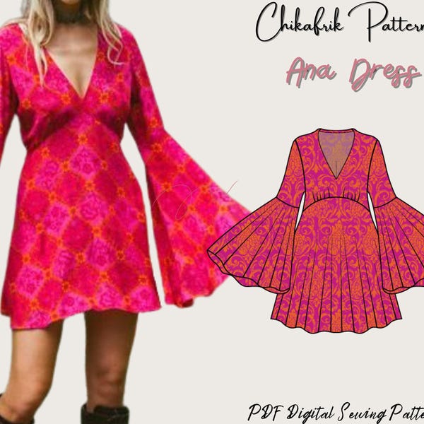 70s Hippie Style Dress - Etsy