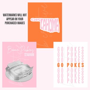 OSU Oklahoma State University Wall Print Posters - Etsy