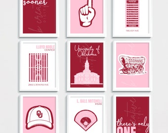 OU University of Oklahoma Wall Print Posters - Etsy