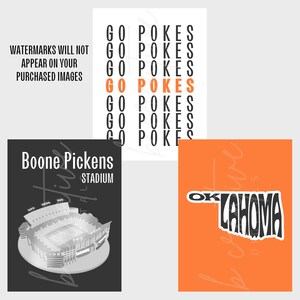 OSU Oklahoma State University Wall Print Posters - Etsy