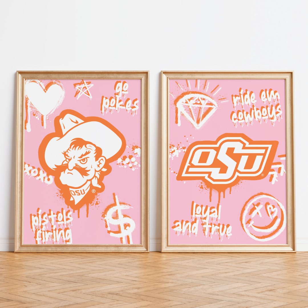 OSU Oklahoma State University Wall Print Posters - Etsy