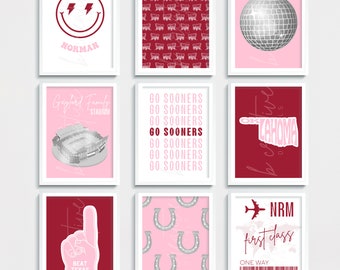 OU University of Oklahoma Wall Print Posters - Etsy