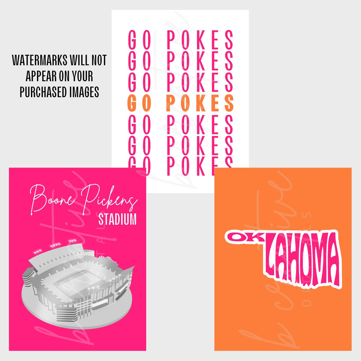 OSU Oklahoma State University Wall Print Posters - Etsy